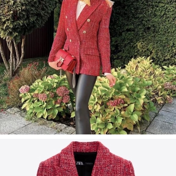 Zara | Jackets & Coats | Zara Texture Weave Tapered Blazers | Poshmark